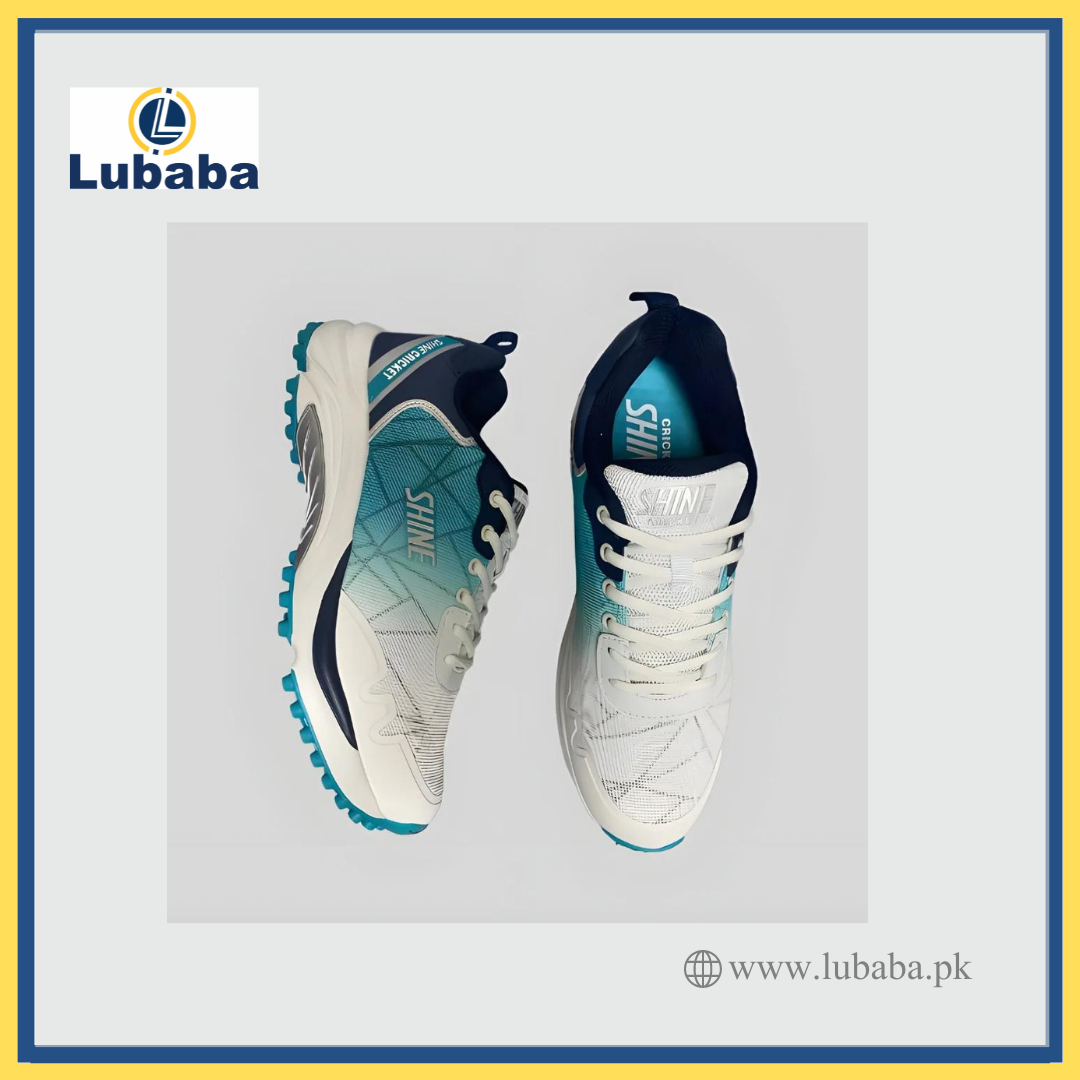 SHINE AQUA BLUE CRICKET SHOES.